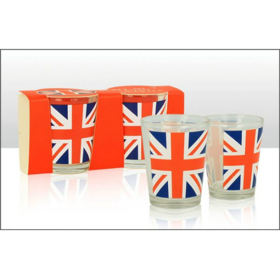 Union Jack Shot Glass Set of 2 - Gifts4Presents